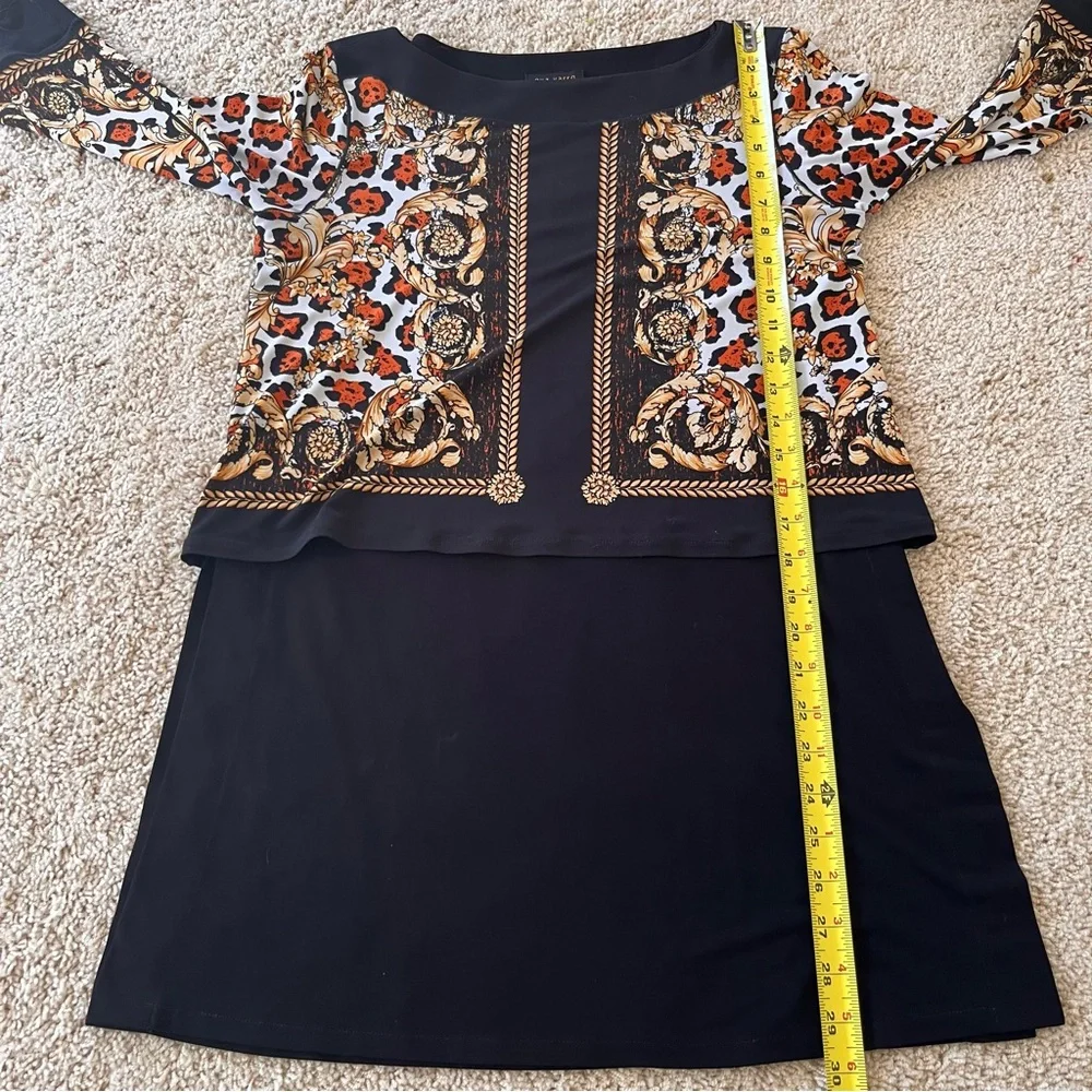 eva varro | Tops | Eva Varro Womens Tunic Top Small Animal Baroque ...
